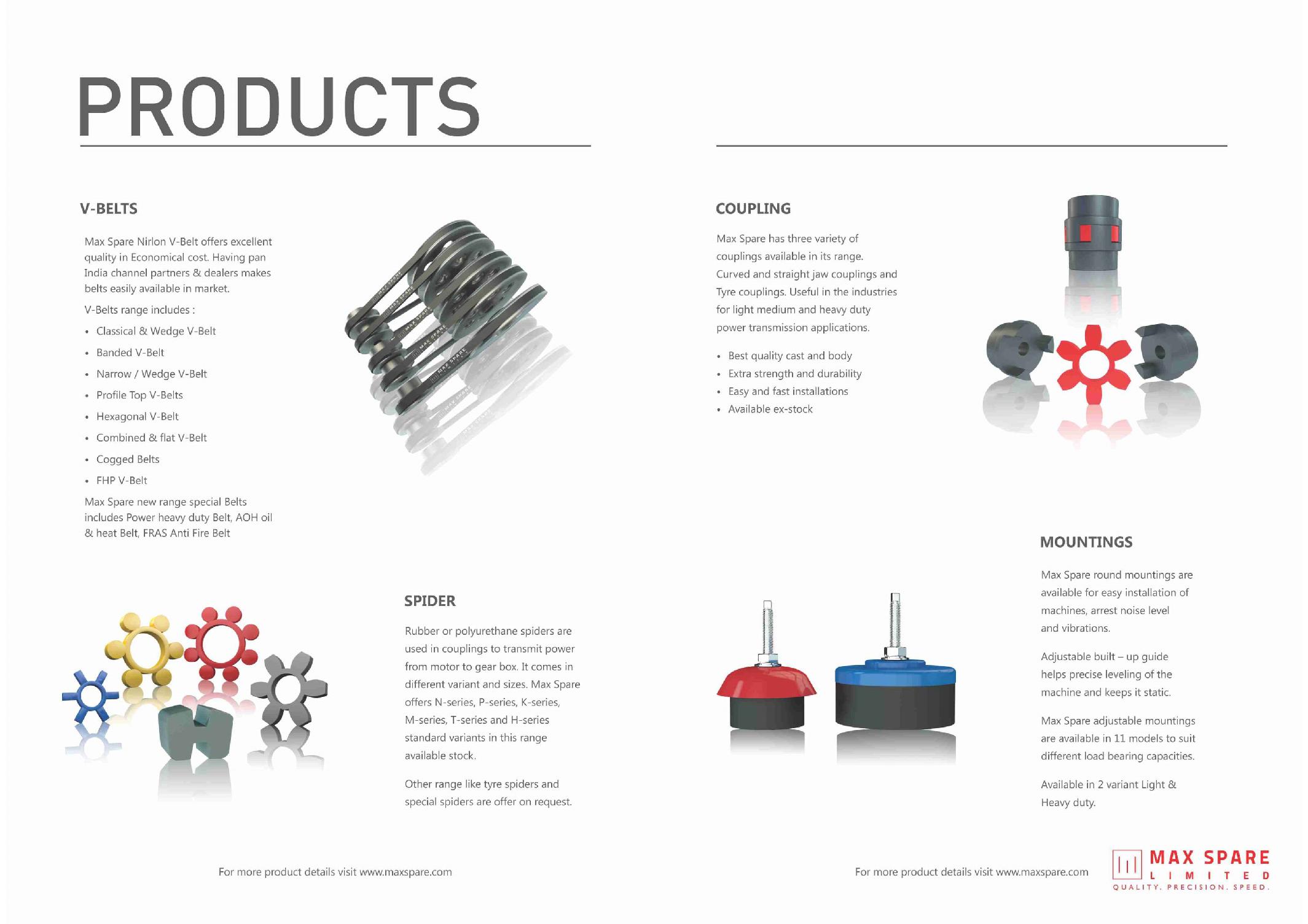 Corporate Brochure | Max Spare Limted (formerly Spareage)