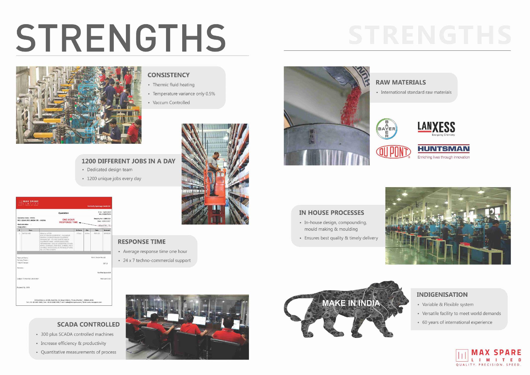 Corporate Brochure | Max Spare Limted (formerly Spareage)